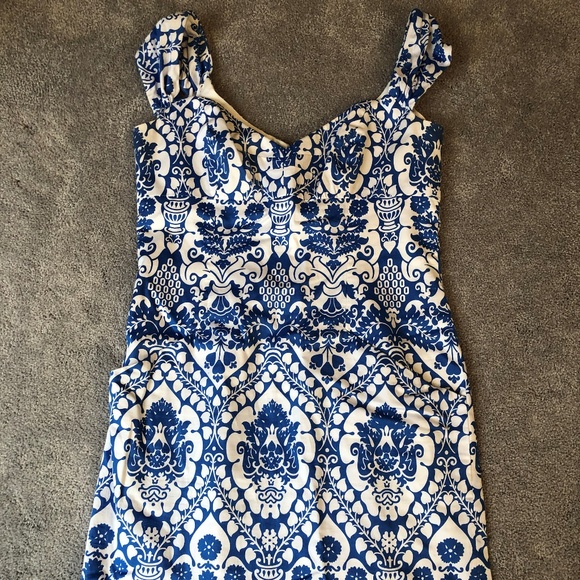 Milly | Dresses | Milly Blue Dress | Poshmark